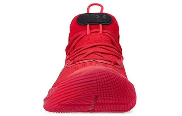 Under Armour Curry 6 High Top Athletic Sneakers - Red