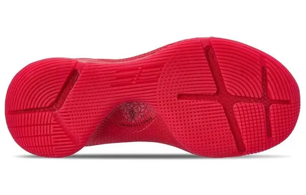 Under Armour Curry 6 High Top Athletic Sneakers - Red