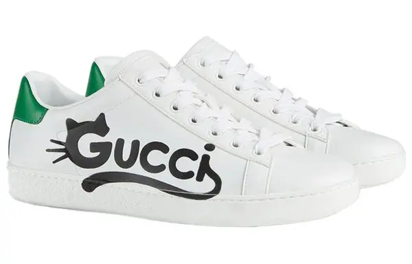 Gucci Ace "kitten Logo" Sneakers