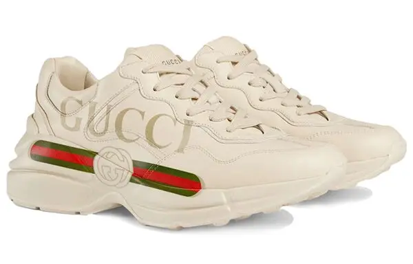 Gucci Rhyton Leather Sneaker 'logo - White
