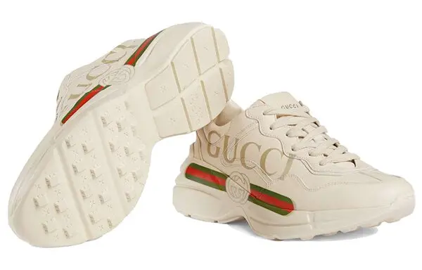 Gucci Rhyton Leather Sneaker 'logo - White