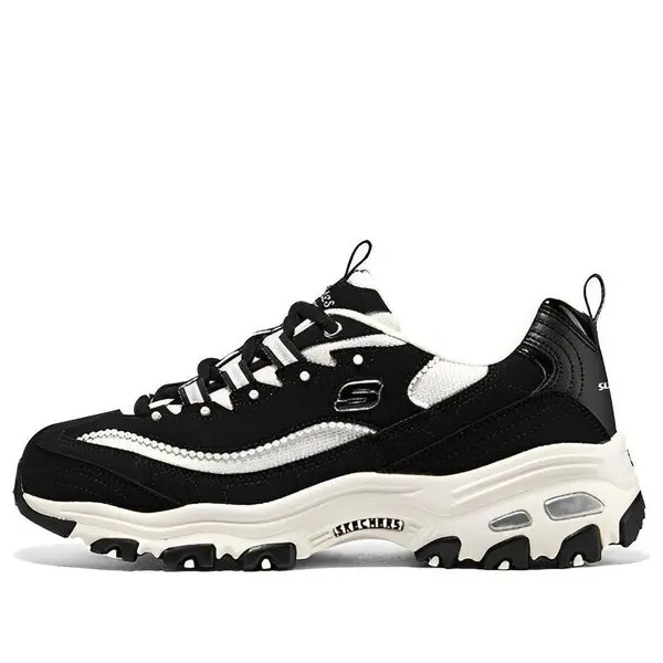 Sketchers D'lites Low Top Sneakers - White/black