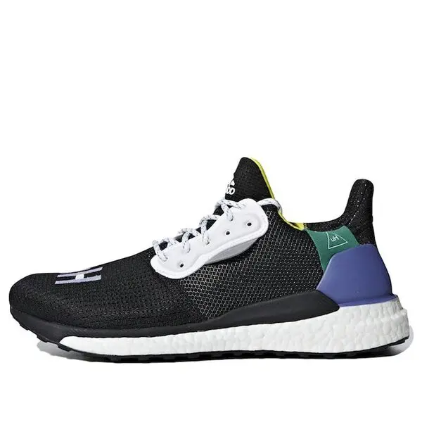 Adidas Pharrell X Solar Hu Glide Sneakers - Black