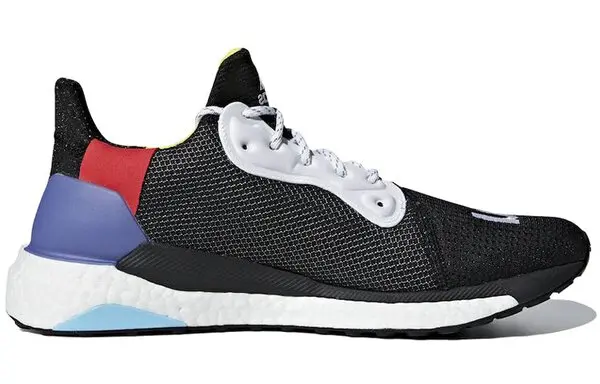 Adidas Pharrell X Solar Hu Glide Sneakers - Black