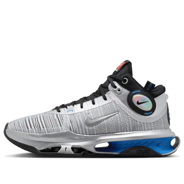 Nike Zoom Gt Jump 2 Ep 'all-star Foamposite Max' Sneakers - Metallic Silver/light Photo Blue/black