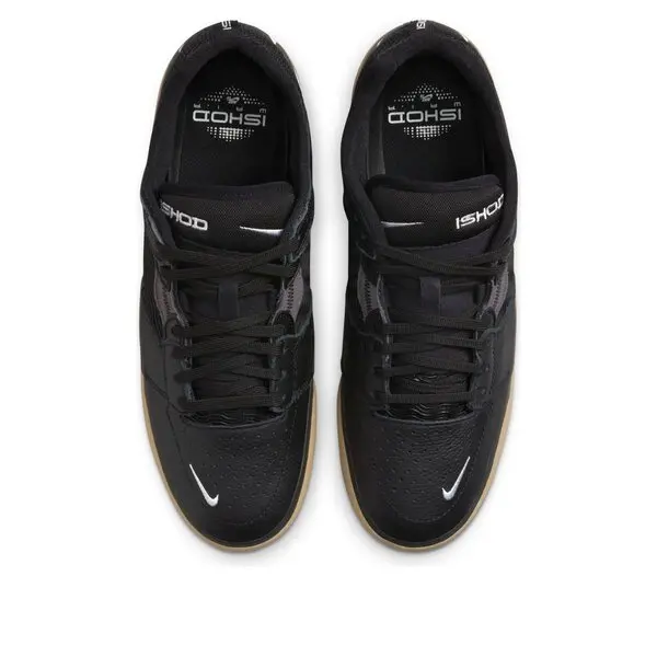 Nike Ishod Wair "black Gum" Skate Sneakers - Black/brown