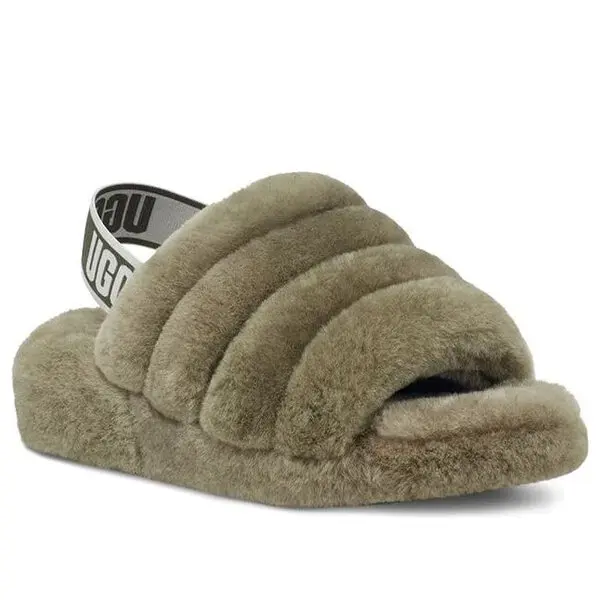 UGG Fluff Yeah Slide Slipper - Burnt Olive