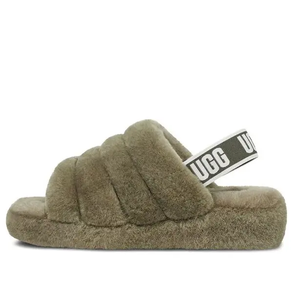 UGG Fluff Yeah Slide Slipper - Burnt Olive