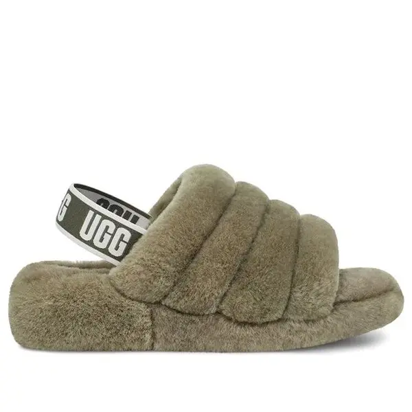 UGG Fluff Yeah Slide Slipper - Burnt Olive