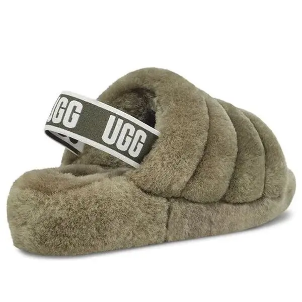 UGG Fluff Yeah Slide Slipper - Burnt Olive