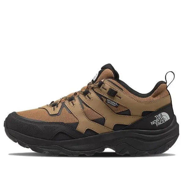 The North Face Hedgehog Iii Waterproof Hiking Shoes - Brown/black