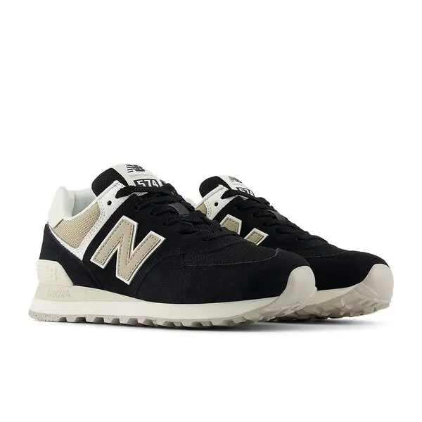 NEW BALANCE 574 Sneakers - Black/elephant Bone
