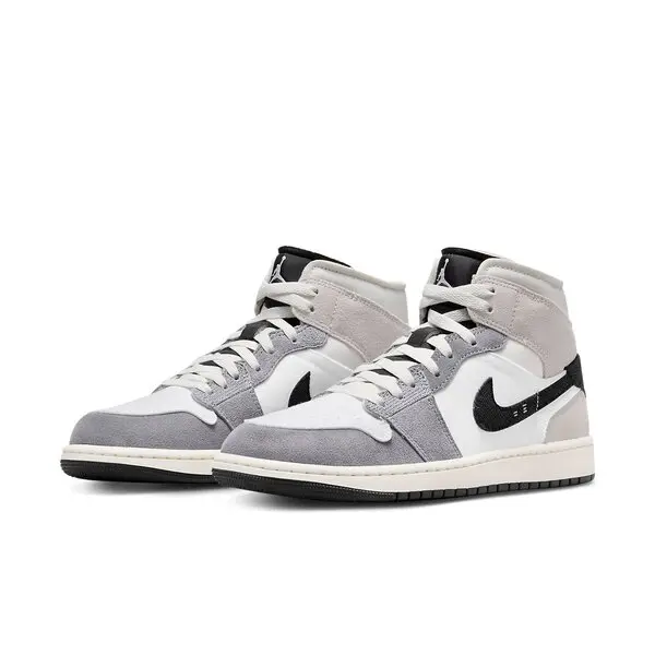 JORDAN 1 Mid Se Craft 'inside Out Cement - Grey