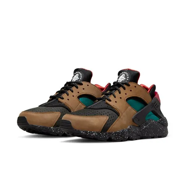 Nike Huarache Low Top Sneakers - Brown/green