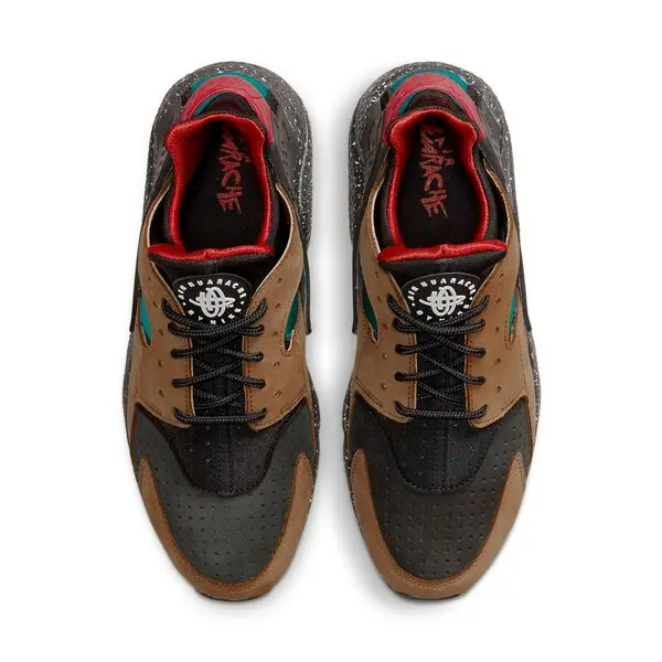 Nike Huarache Low Top Sneakers - Brown/green