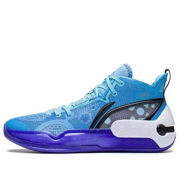 LI-NING Yushuai 16 Mid Athletic Sneakers - White/blue