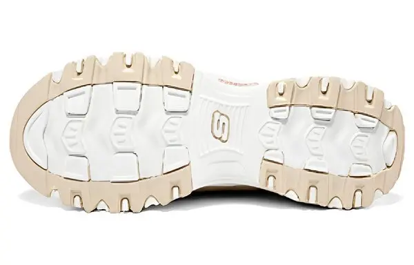 Sketchers D'lites 1.0 Low Top Sneakers - Beige