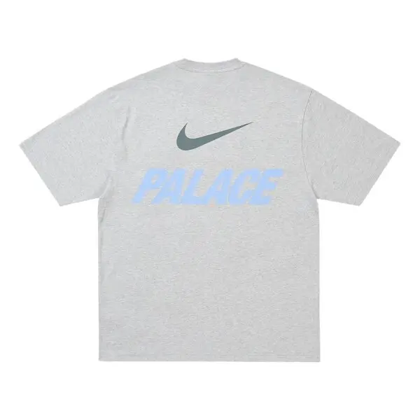 Nike X Palace Font Swoosh T-shirt - Grey Marl