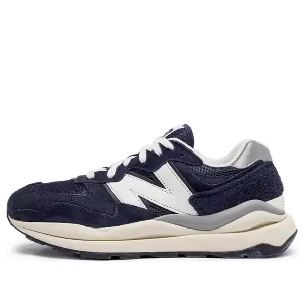 NEW BALANCE 57/40 "eclipse Sea Salt" Low Top Sneakers - Navy Blue/white