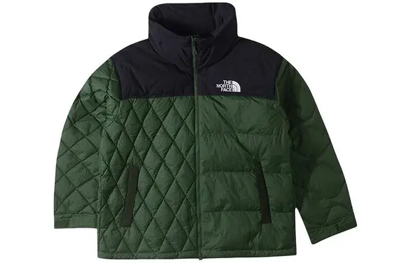 The North Face Hooded Full Zip Quilted Puffer Jacket