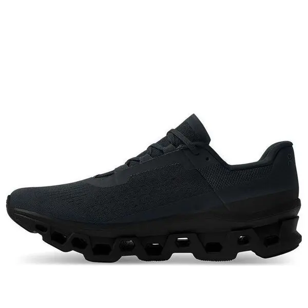 On Cloudmonster "triple" Performance Footwear - Black