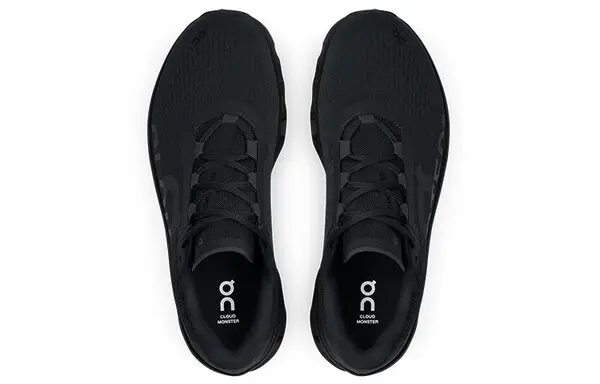 On Cloudmonster "triple" Performance Footwear - Black