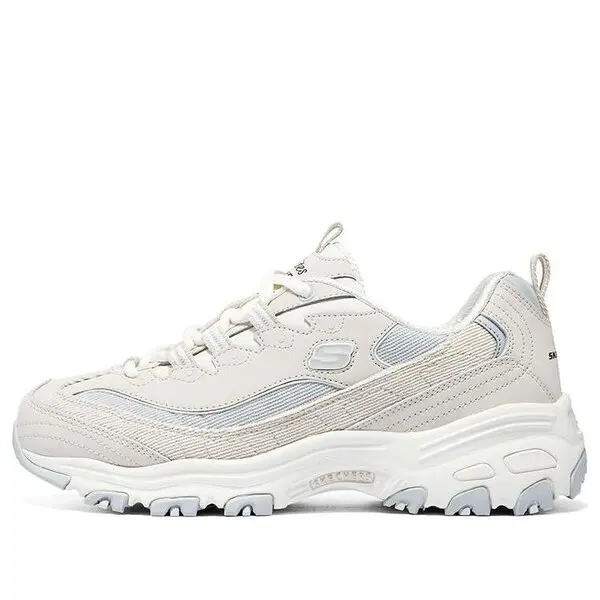 Sketchers D'lites 1.0 Sneakers - Beige/light Blue