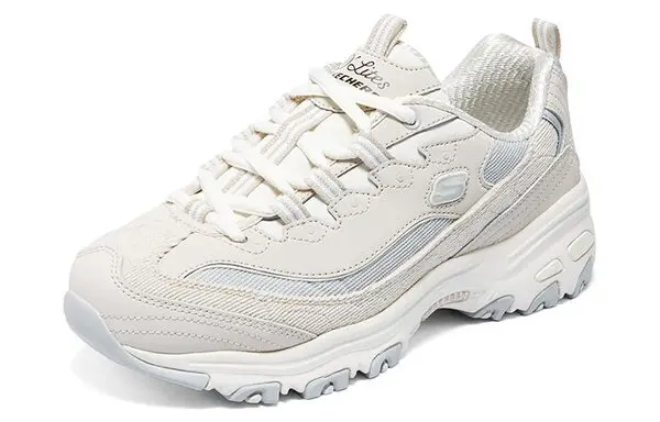 Sketchers D'lites 1.0 Sneakers - Beige/light Blue