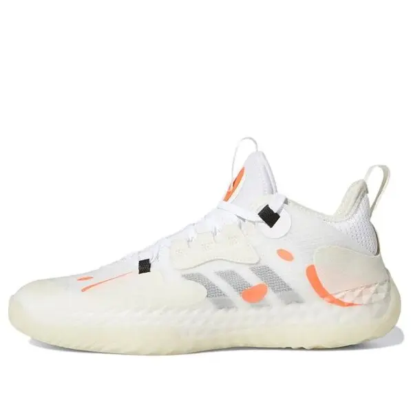 Adidas Harden Volume 5 Futurenatural "tokyo" Athletic Sneakers - Cloud White/core Black/solar Red