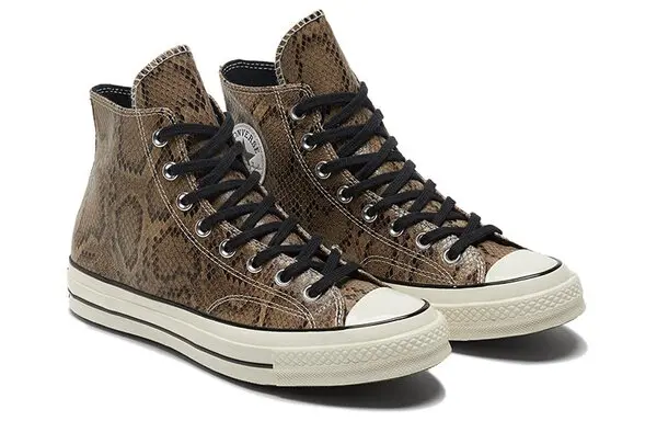 CONVERSE Chuck 70 High Top Snakeskin Sneakers