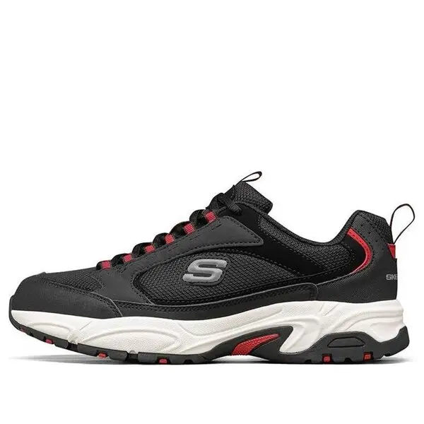 Sketchers Alertness Low Top Sneakers - Black/white/red