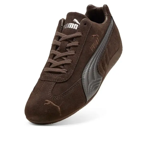 PUMA Speedcat Lux Suede Sneakers - Chocolate/gum