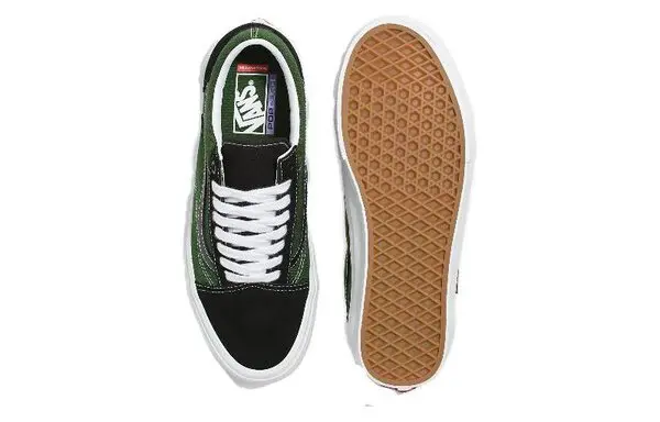 VANS Old Skool Safari Sneakers - Green/black