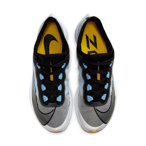 Nike Zoom Fly 3 Athletic Sneakers - White/blue/orange