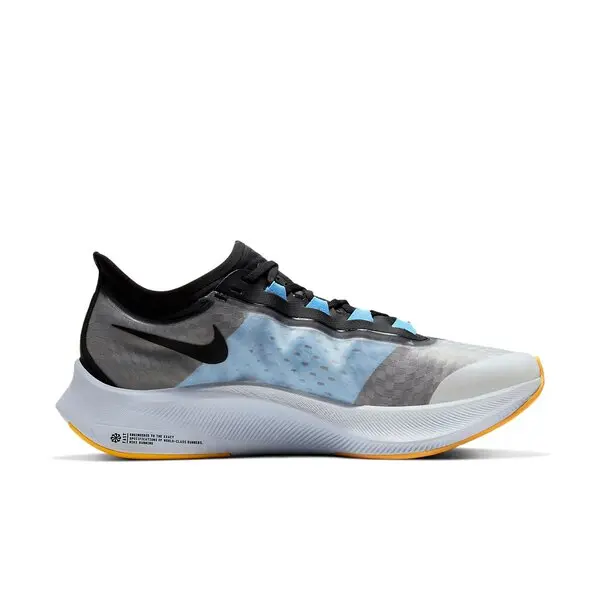 Nike Zoom Fly 3 Athletic Sneakers - White/blue/orange