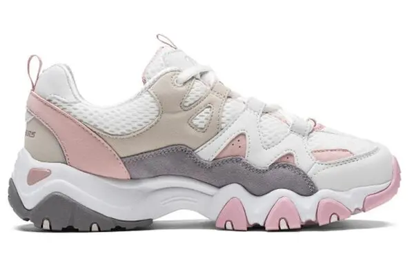 Sketchers D'lites 2.0 Lace-up Sneakers - Pink