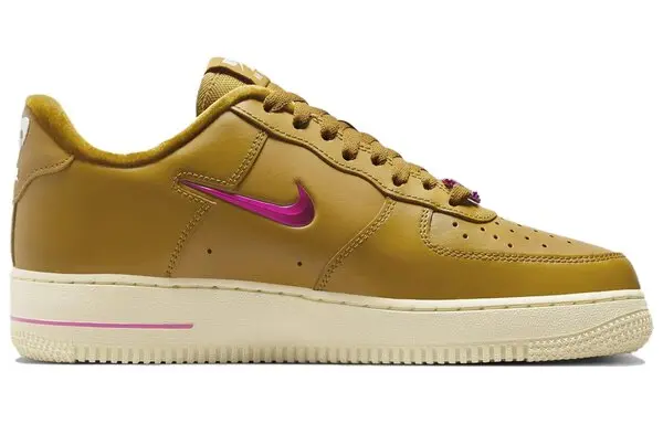 Nike Force 1 Low '07 Se "just Do It" Sneakers - Yellow/tan/pink
