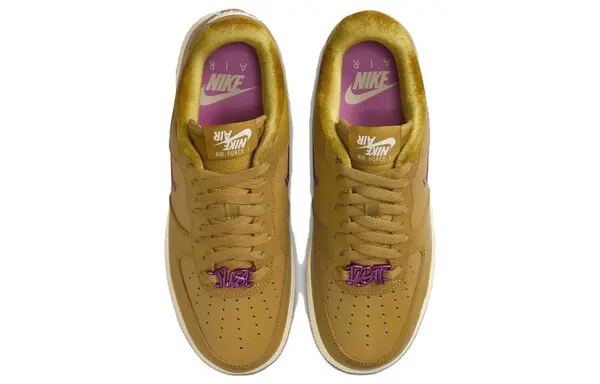 Nike Force 1 Low '07 Se "just Do It" Sneakers - Yellow/tan/pink