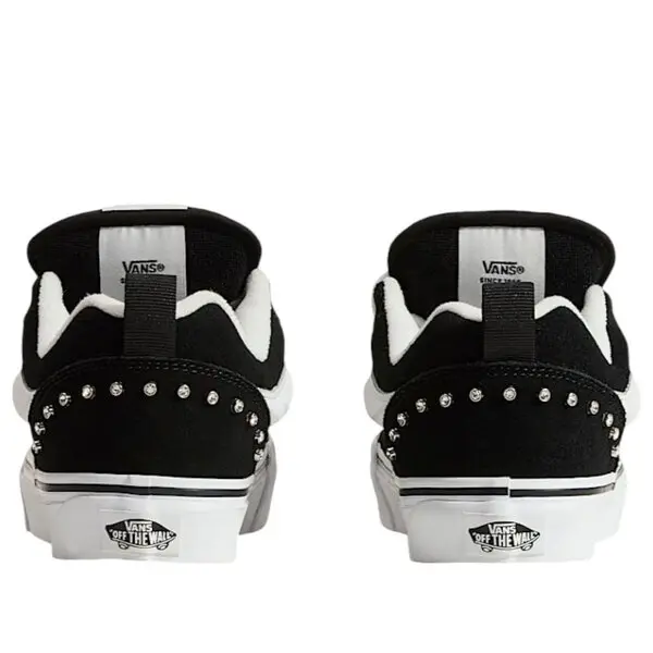 VANS Knu Skool Sneakers With Stud Embellishments - Black/white