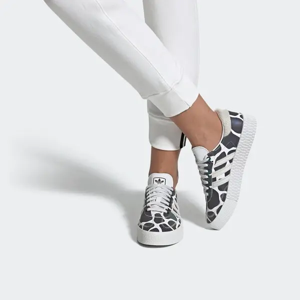 Adidas Sambarose 'animal Pack' Sneakers - Black/white