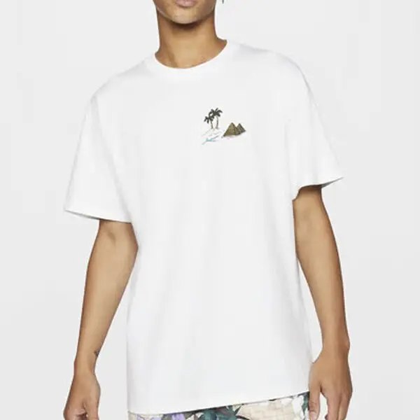 Nike Skate T-shirt Back Shoe Skateboard Round Neck Short Sleeve