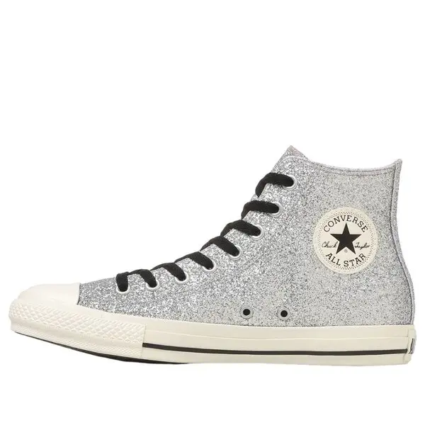 CONVERSE Chuck Taylor All Star Gt Hi Glitter Lace Up Sneakers - Silver/white/black