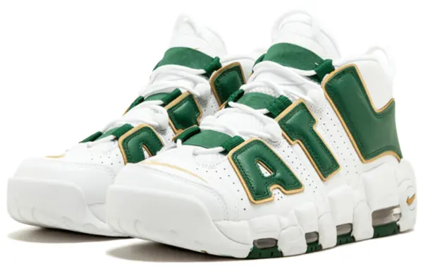Nike More Uptempo Qs 'atlanta - White/green