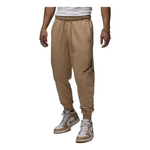 JORDAN Essentials Fleece Baseline Pants - Brown