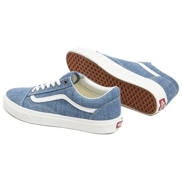 VANS Old Skool "threaded Denim Blue" Sneakers - Blue/white