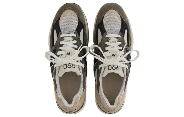 NEW BALANCE Made In Usa 990v2 Sneakers - Gray/brown/brown