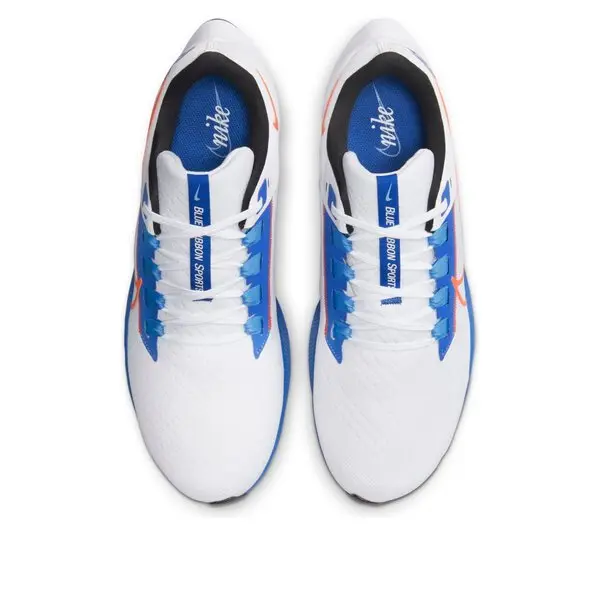 Nike Zoom Pegasus 38 Athletic Sneakers - White/orange/grey