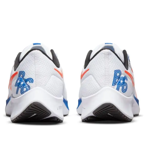 Nike Zoom Pegasus 38 Athletic Sneakers - White/orange/grey