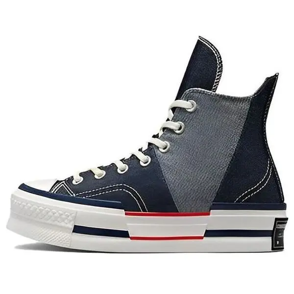 CONVERSE Chuck 70 Hi Plus Retro Denim High Top Sneakers - Black/gray