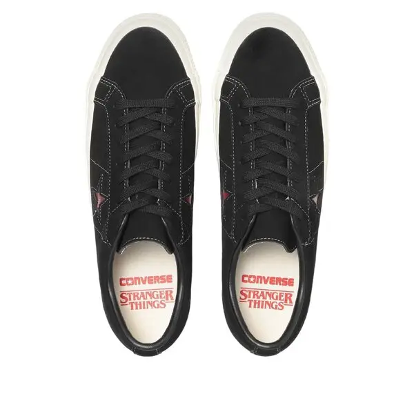 CONVERSE X Stranger Things One Star "demogorgon" Sneakers - Black